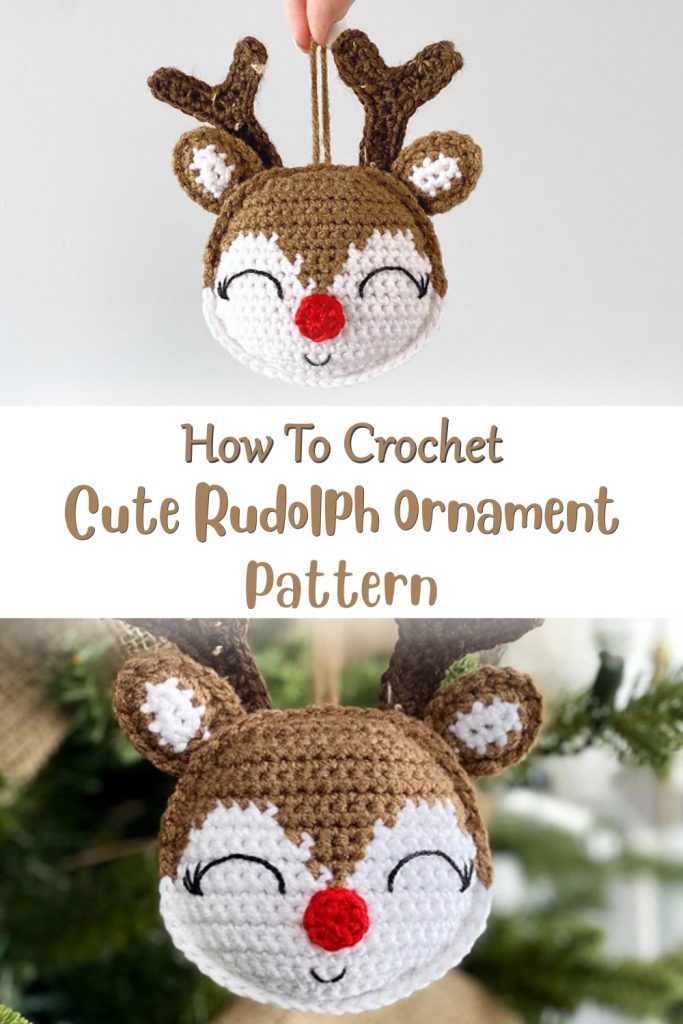 8 Free Crochet Rudolph Patterns For Spreading Festive Vibes - DIYs Maker