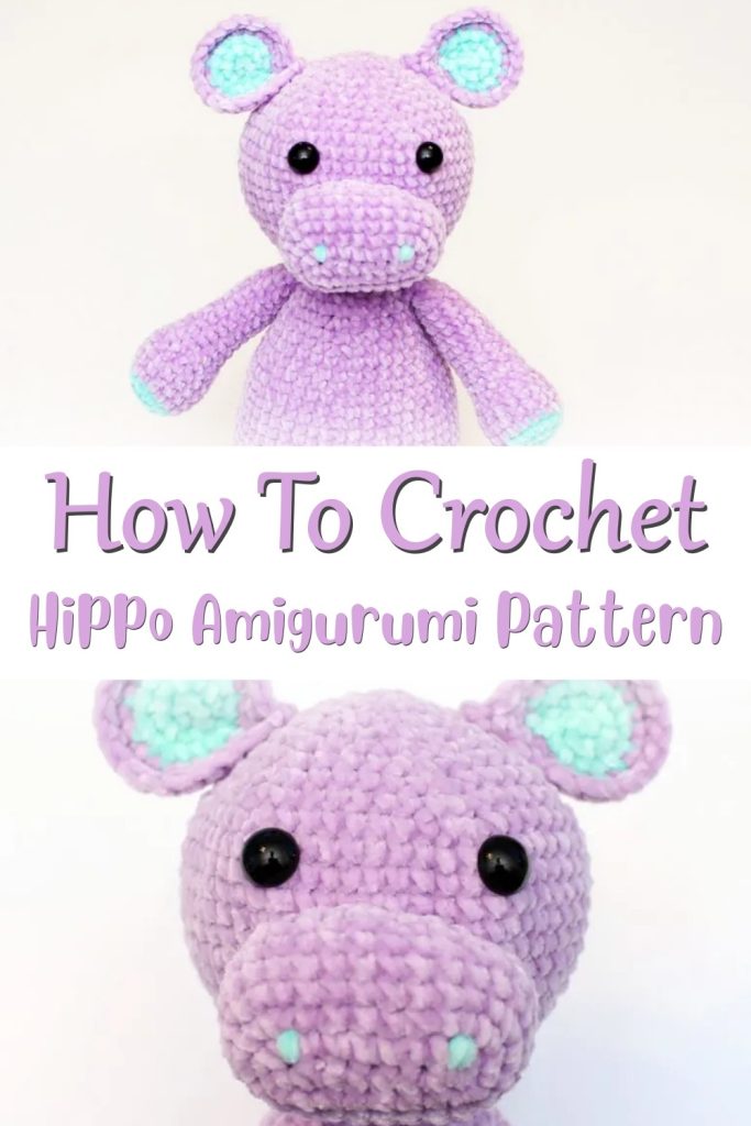 8 Free Crochet Hippo Patterns In Admirable Colors- DIYs Maker