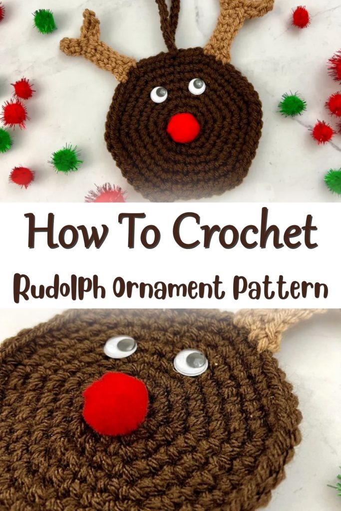 8 Free Crochet Rudolph Patterns For Spreading Festive Vibes - DIYs Maker