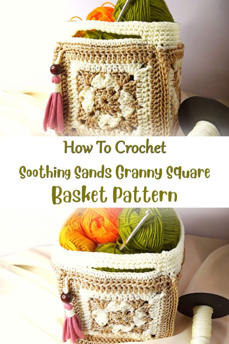 8 Free Crochet Square Basket Patterns In Different Sizes - DIYs Maker