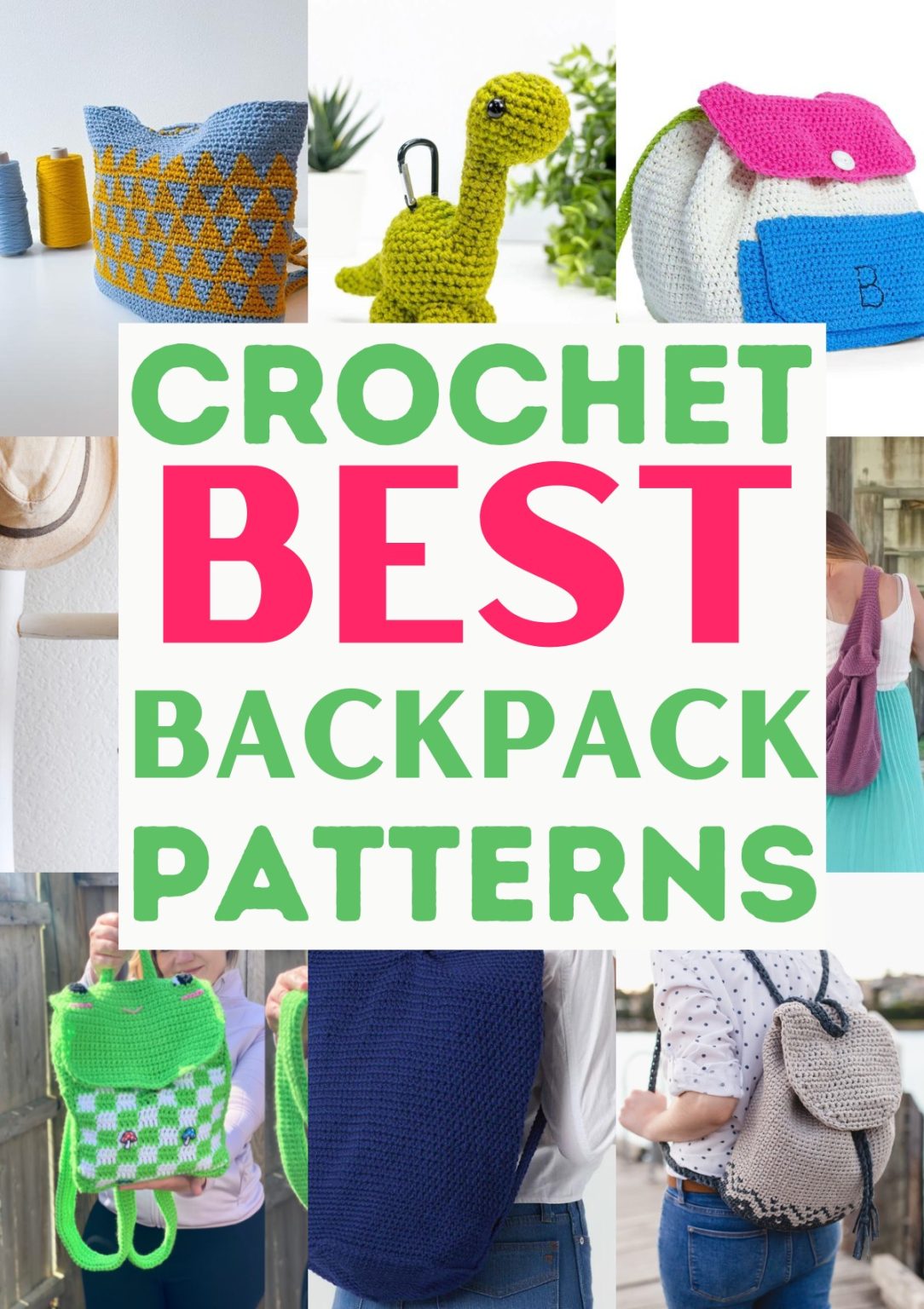 8 Free Crochet Backpack Patterns In Different Styles - DIYs Maker