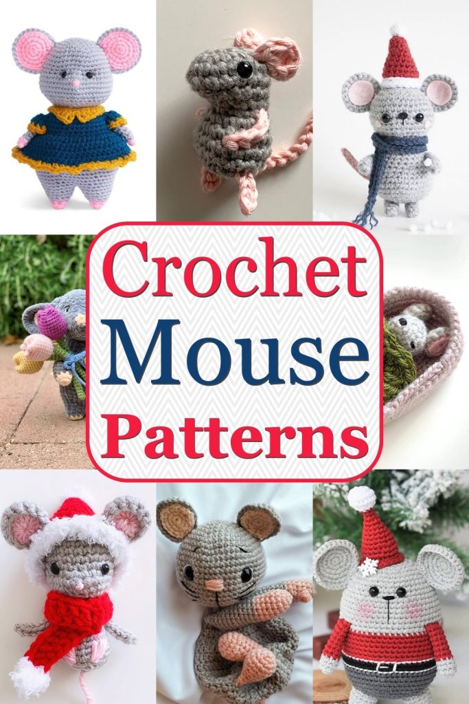 8 Free Crochet Mouse Patterns For Gifts And Decor - DIYs Maker