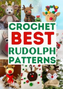 8 Free Crochet Rudolph Patterns For Spreading Festive Vibes - DIYs Maker