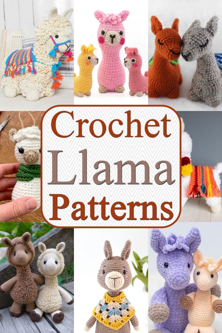 8 Free Crochet Llama Patterns In Softer Texture - DIYs Maker