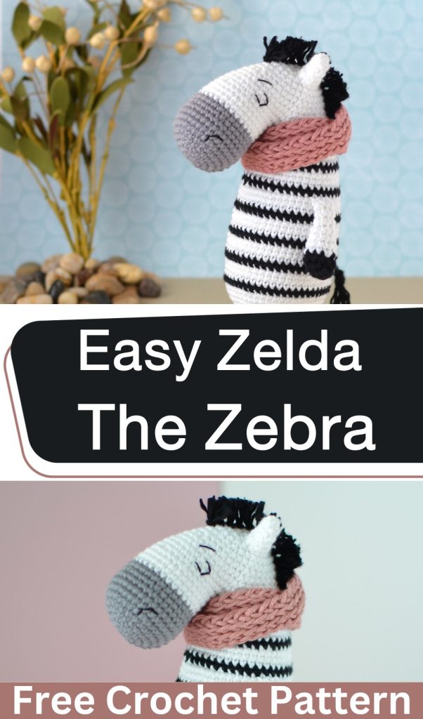5 Free Striped Crochet Zebra Amigurumi Patterns - DIYs Maker